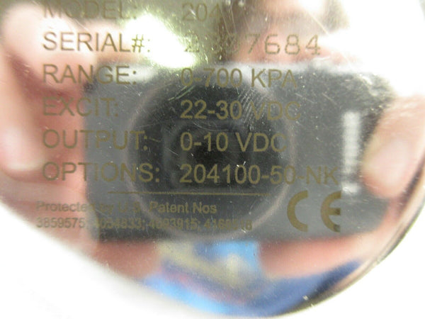 Setra 204100-50-NK Pressure Transducer 204 Nikon NSR System Used Worki ...