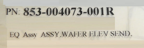 Lam Research 853-004073-001 Wafer Elevator SEND Indexer Manufacturer R ...