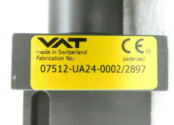 VAT 07512-UA24-0002 Rectangular Atmospheric Door L-VAT Series 075 Work ...