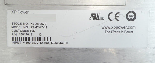 XP Power X9-4Y4Y-12 Power Supply fleXPower Spectrometer AMAT 1140-0168 ...