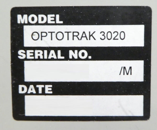 NDI Northern Digital OPTOTRAK 3020 Motion Measurement System Untested ...