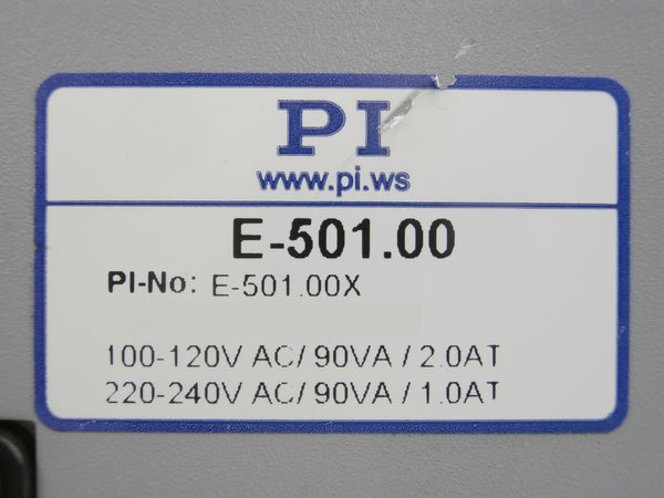 PI Physik Instrumente E-501.00X 2-Channel Modular Piezo Controller Rac ...
