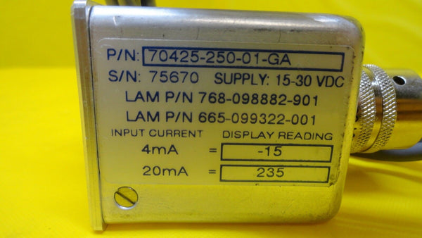 Precise Sensors 70425-250-01-GA Sensor Readout Used Working ...