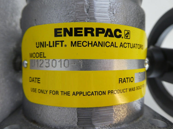 Enerpac U123010-1 UNI-LIFT Mechanical Actuator AMAT 0250-26909 New Sur ...