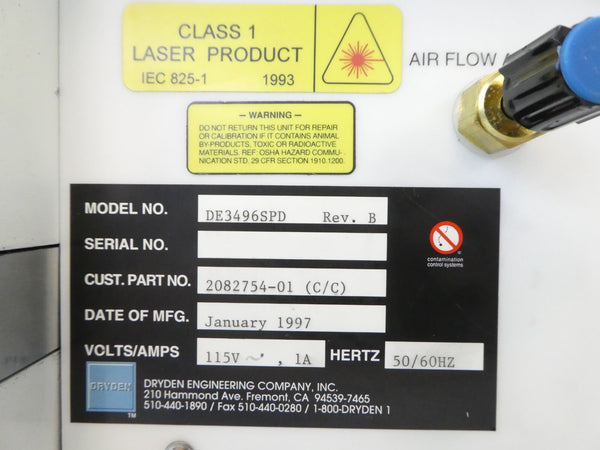 Dryden DE3496SPD Surface Particle Detector Counter QIII with 2" Probe ...