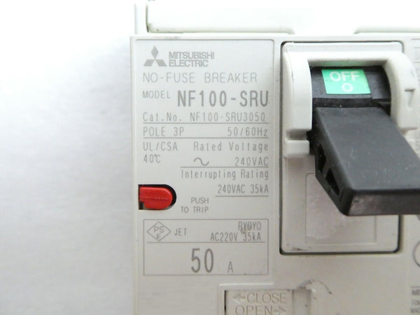 Mitsubishi NF100-SRU NV100-SRU Circuit Breaker Reseller Lot of 11 Work ...
