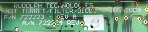 Rudolph Technologies 722223 NGT Turret/Filter/Diode PCB Assembly Worki ...