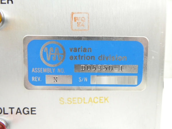 Varian Semiconductor VSEA E11071410 Scan Power Supply D05350-1 Extrion ...
