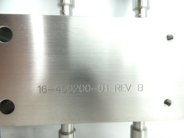 ASM Advanced Semiconductor Materials 16-400200-01 Gas Reactor Manifold ...