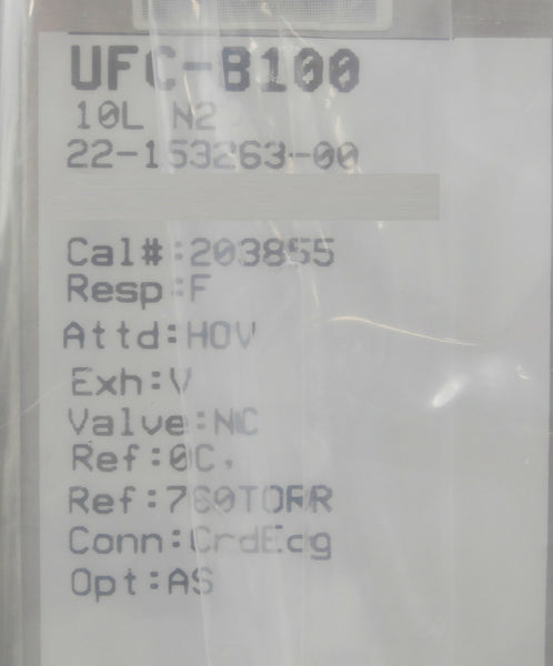 UNIT Instruments UFC-8100 Mass Flow Controller MFC Novellus 22-153263 ...