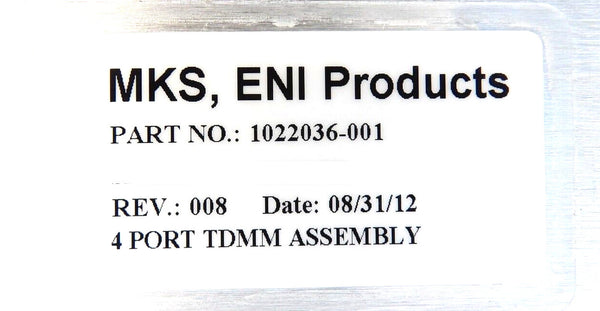 MKS ENI Products VIP1004-4111-08103 VI Probe Lam R27-357500-00 Unteste ...