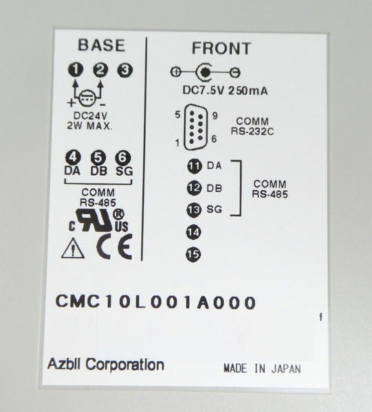 Azbil DMC10 Distributed Multi-channel Controller PLC CMC10L001A000 Wor ...