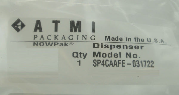 ATMI Packaging SP4CAAFE-031722 Dispenser NOWPak New Surplus ...