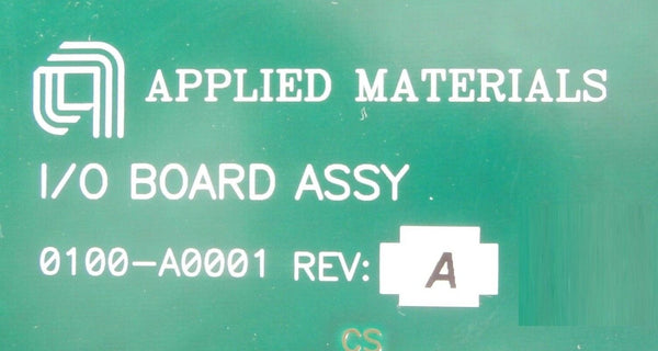 AMAT Applied Materials 0100-A0001 PCB I/O BOARD ASSY Rev. A Working Su ...